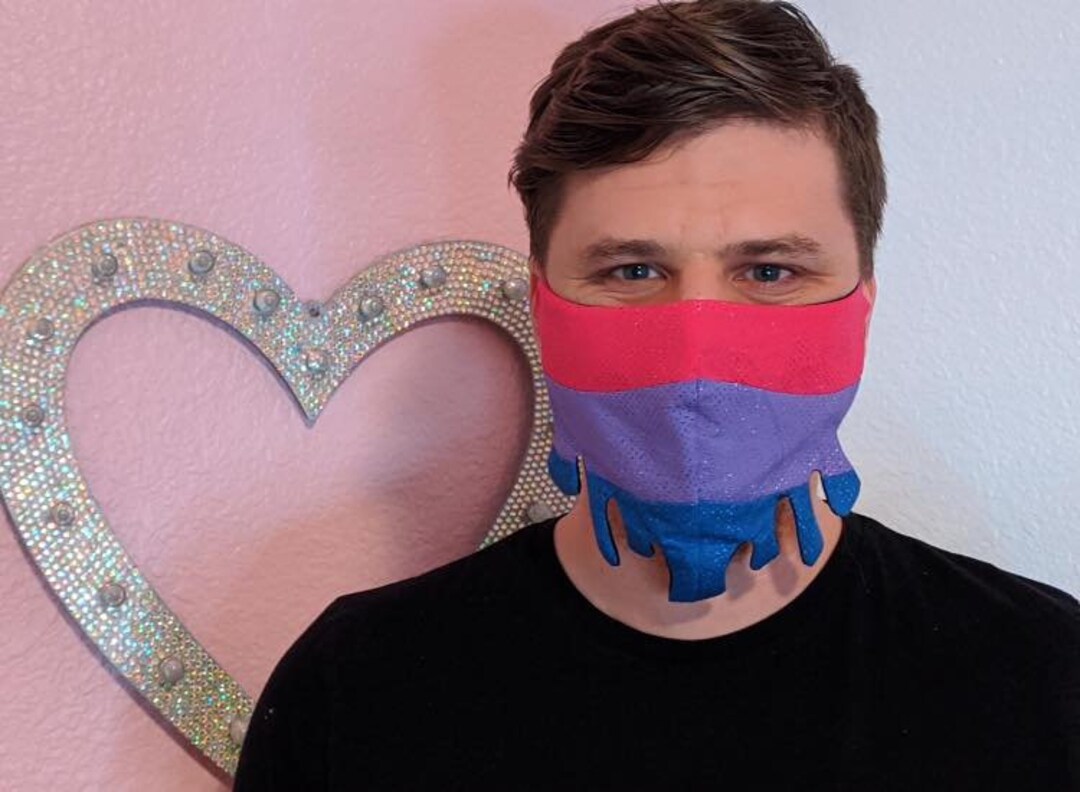 Pride Drip Masks - Custom Styles Available - Etsy