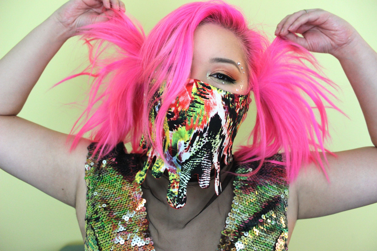 Custom Drip Mask REVERSIBLE - Etsy