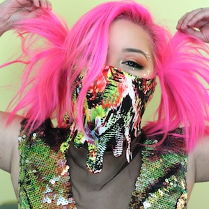 Custom Drip Mask REVERSIBLE - Etsy