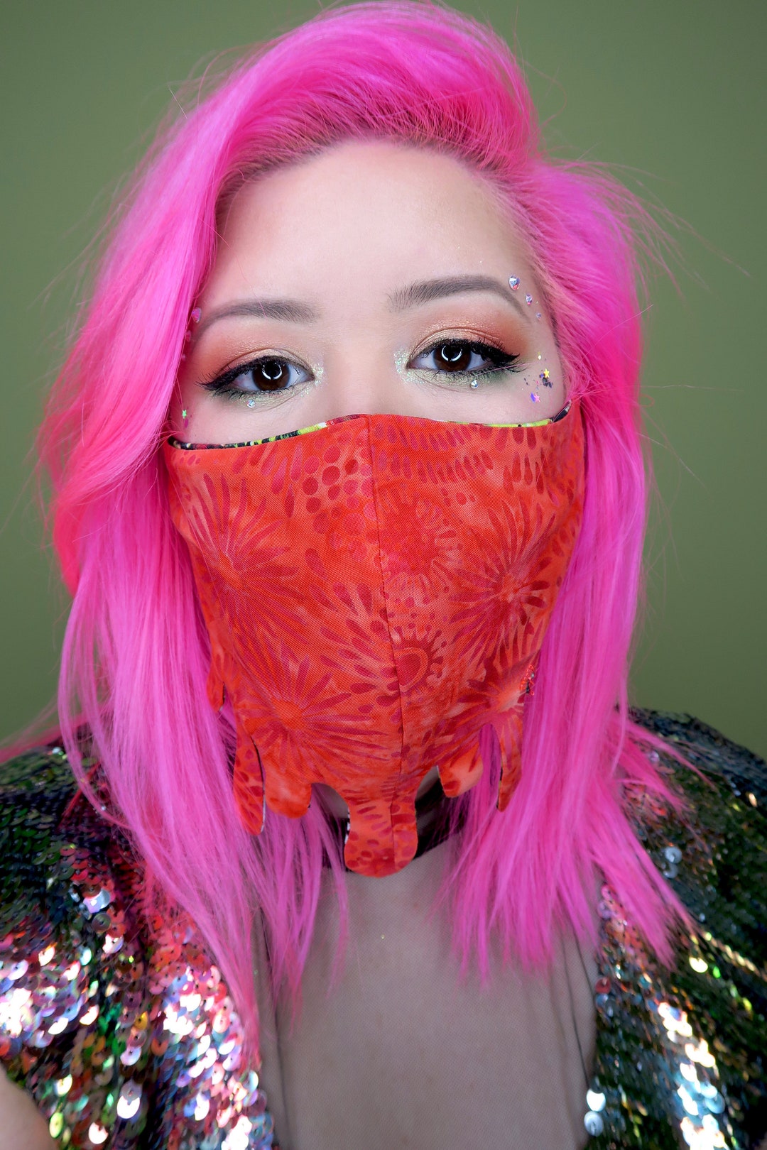 Custom Drip Mask REVERSIBLE - Etsy