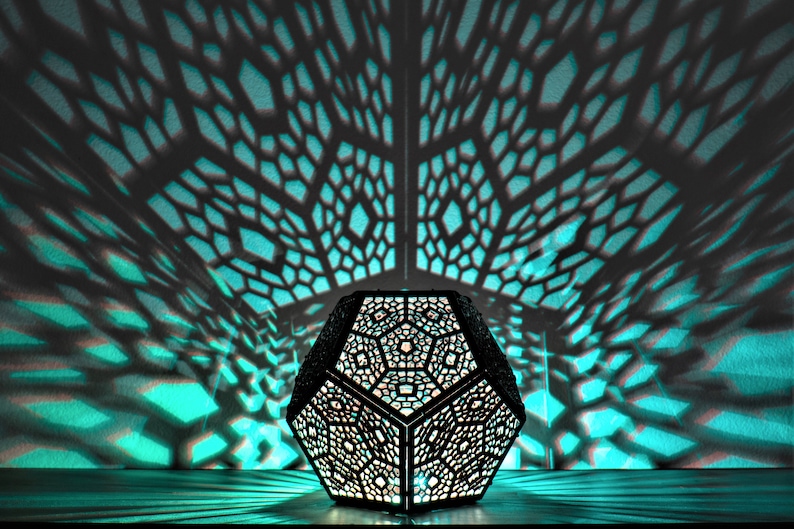 12 Sided Shadow Lamp Creates Beautiful Art for Any Room - Etsy