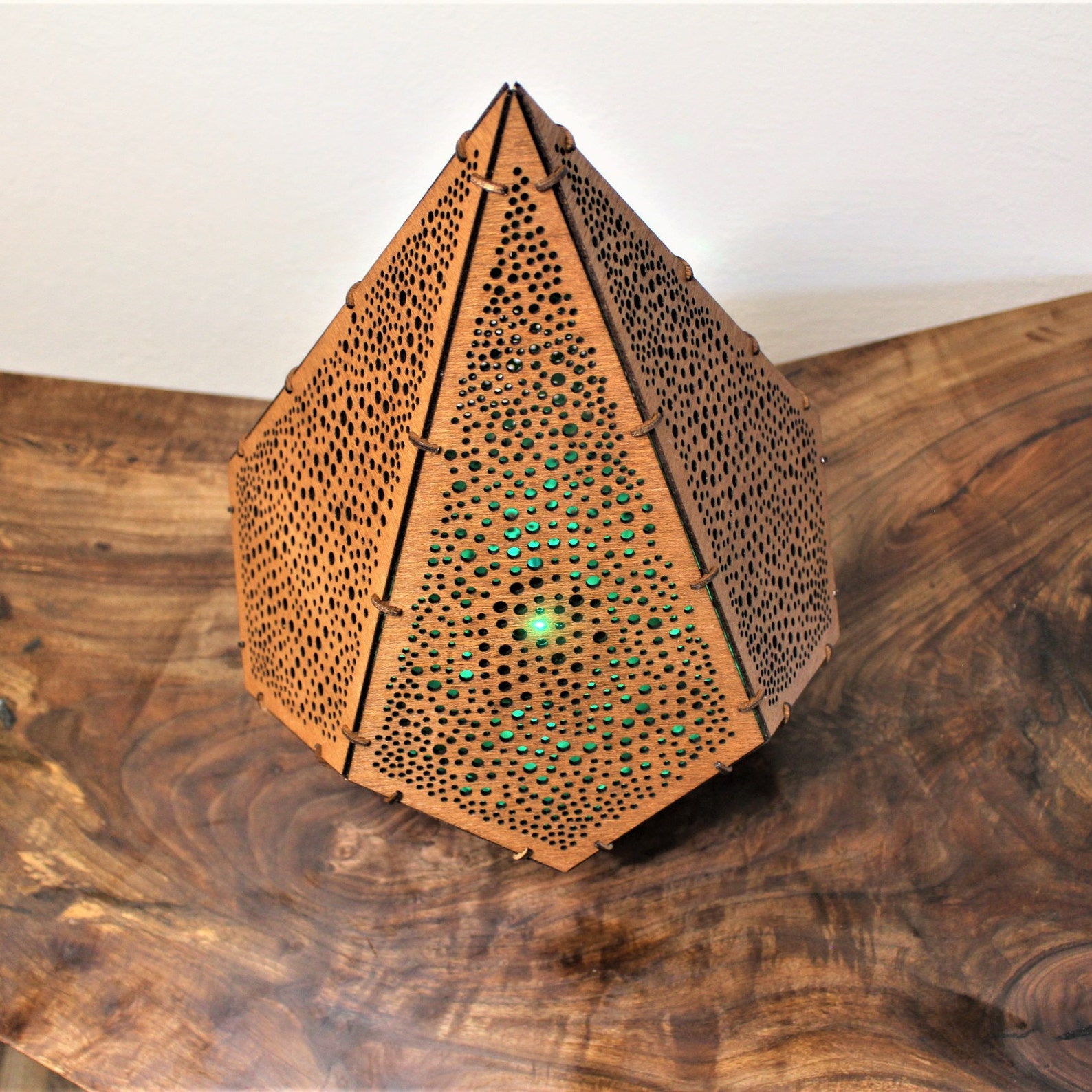 11 Sided Shadow Lamp Geometric Teardrop Creates Beautiful - Etsy