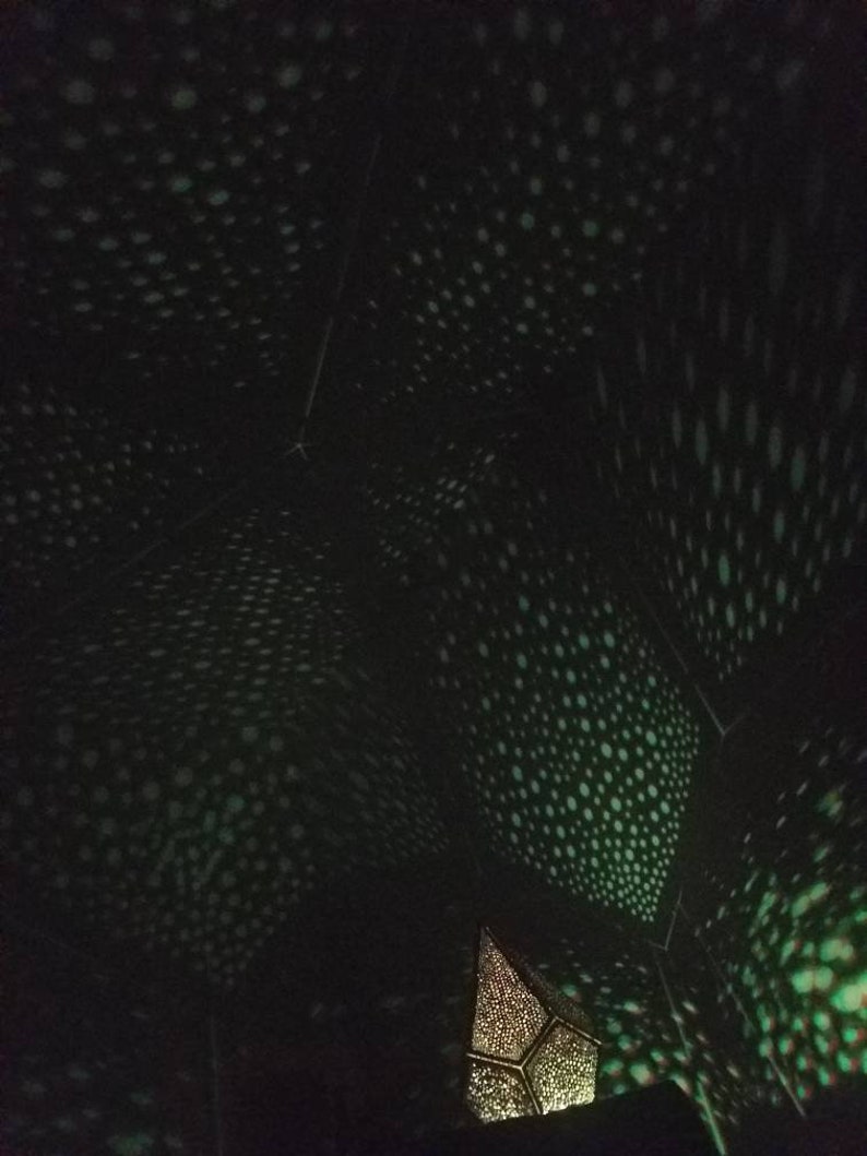 11 Sided Shadow Lamp Geometric Teardrop Creates Beautiful - Etsy