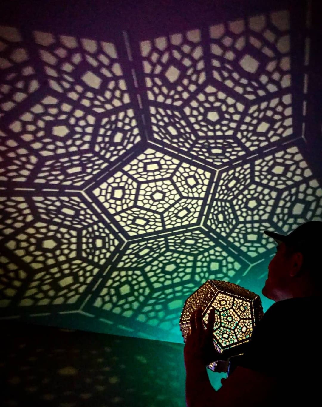 12 Sided Shadow Lamp , Creates Beautiful Art for Any Room - Etsy