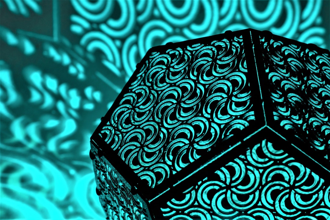 Shadow Lamp, Pinwheel Mandala, Creates Beautiful Art for Any Room ...