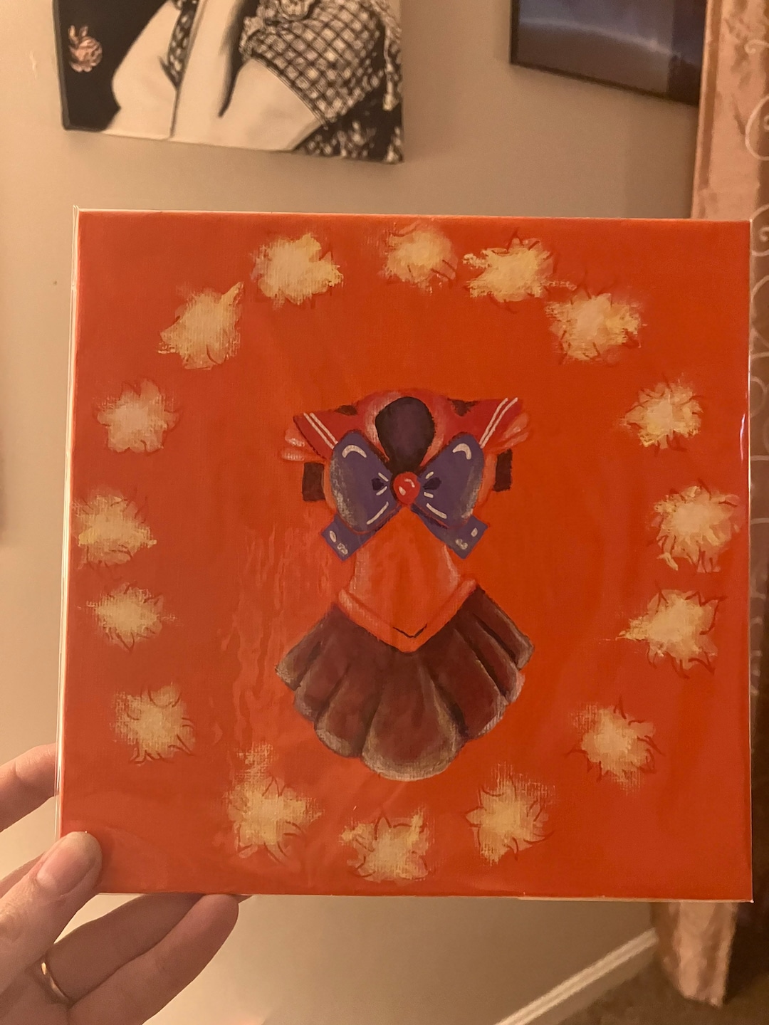 Mars Burning Mandala Painting - Etsy