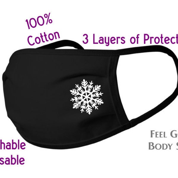 Snowflake Mask - Etsy