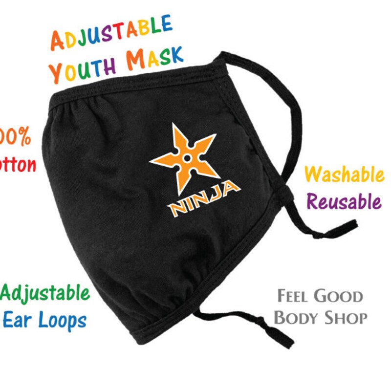 Ninja Face Mask - Etsy