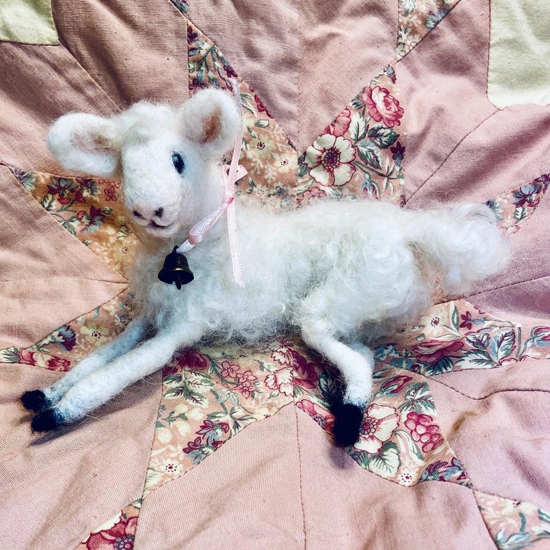 Felt Lamb - Etsy