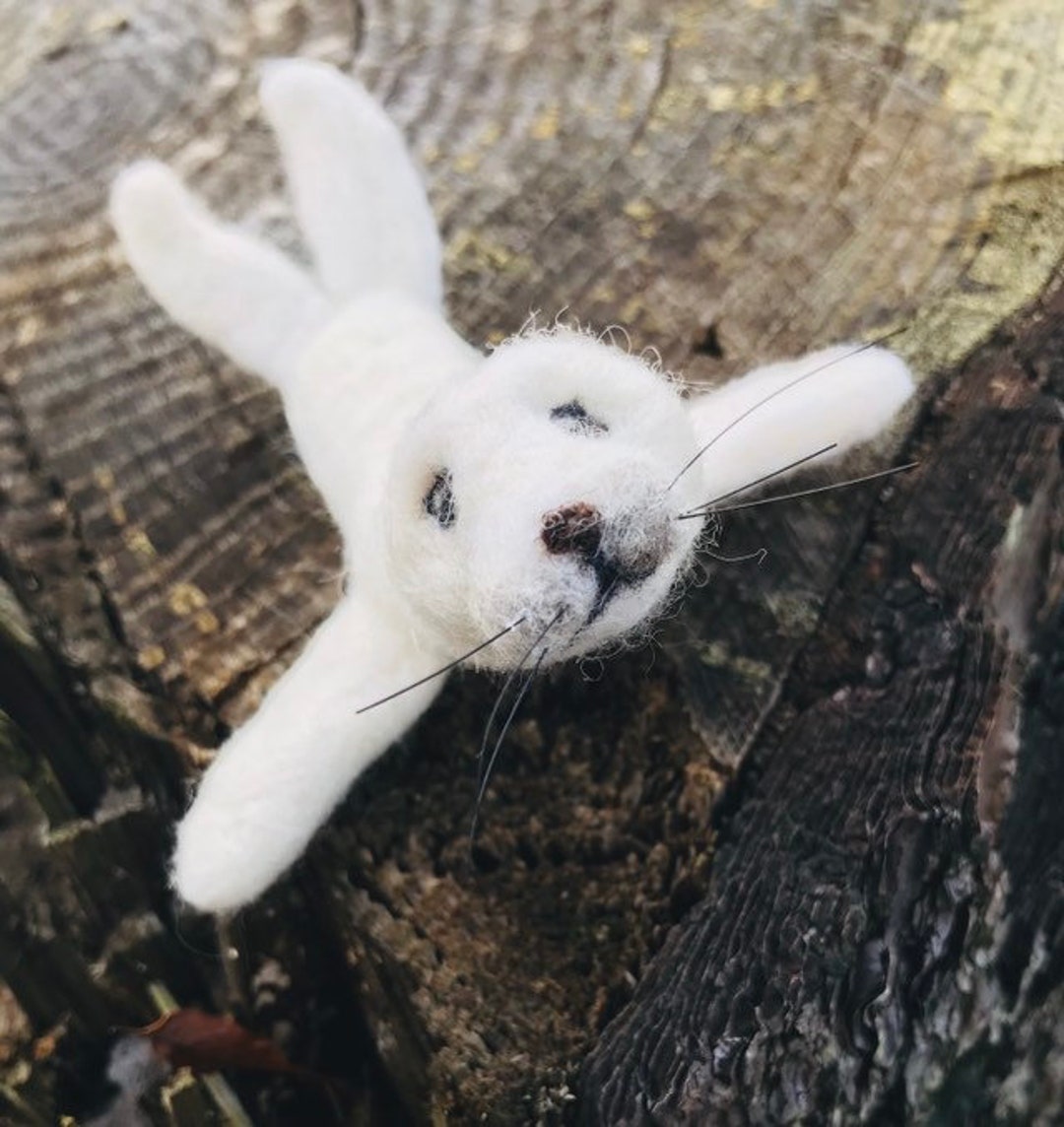 Needle Felted White Baby Seal, Snow Seal, Cute Christmas Ornament - Etsy