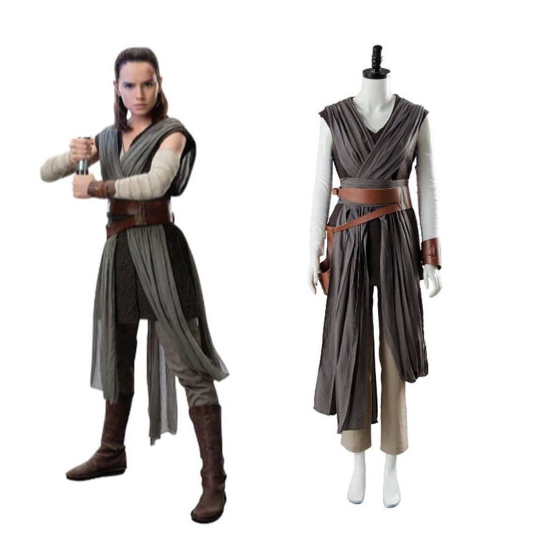 8 the Last Jedi Rey Outfit Ver.2 Cosplay Costume Halloween - Etsy