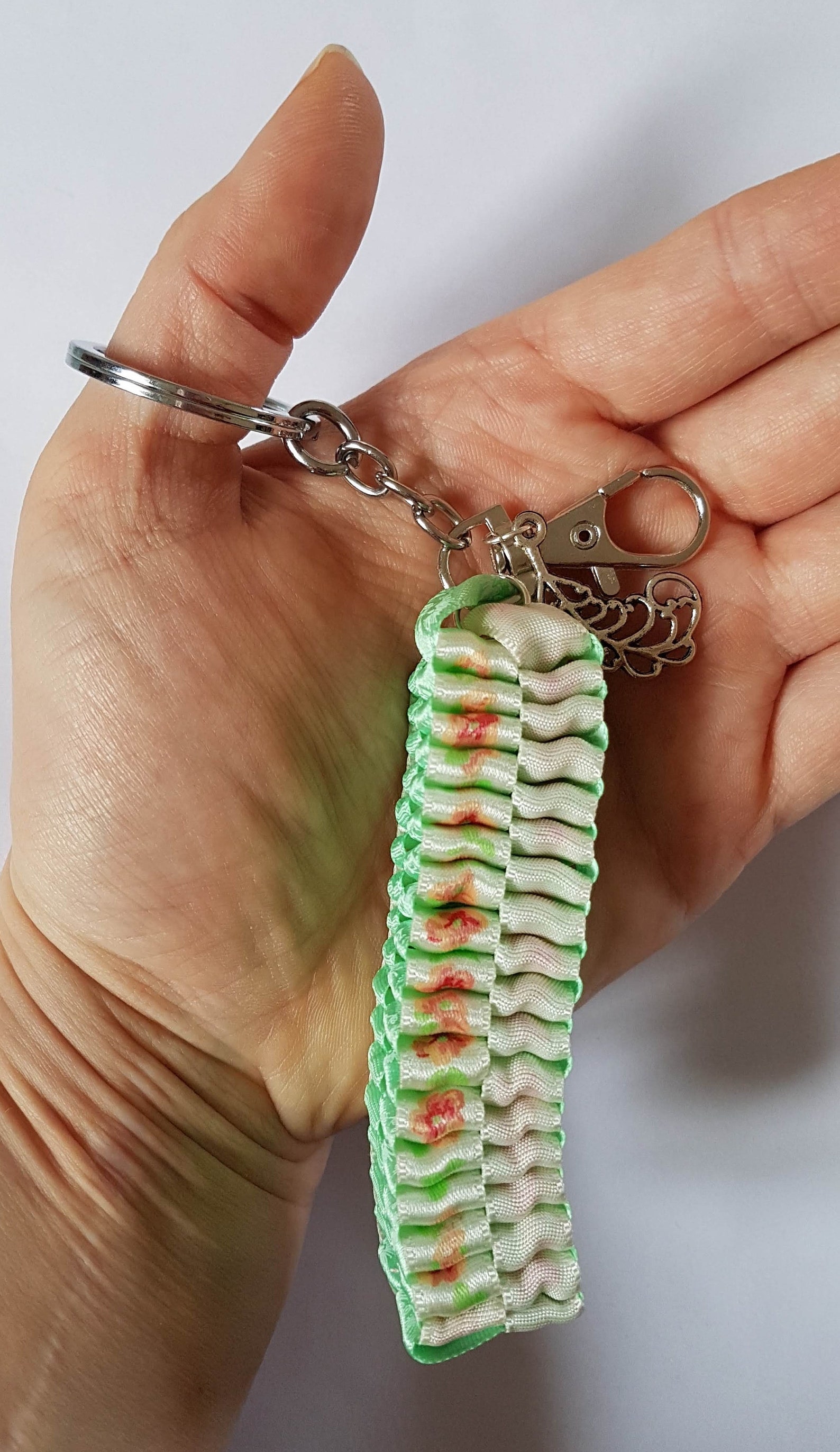 Box Braid Key Chain; Key Loop; Ribbon Key Chain; - Etsy