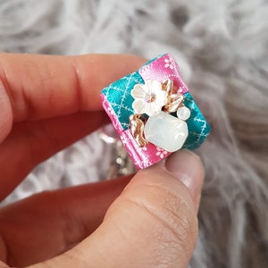 Box Braid Key Chain; Key Loop; Ribbon Key Chain; - Etsy