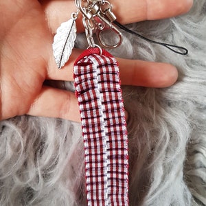 Box Braid Key Chain; Key Loop; Ribbon Key Chain; - Etsy