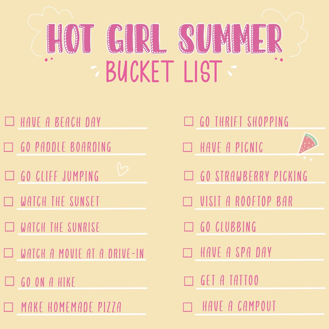 Hot Girl Summer Bucket List Summer Bucket List Printable Etsy hot-girl-summer-bucket-list-summer-bucket-list-printable-etsy