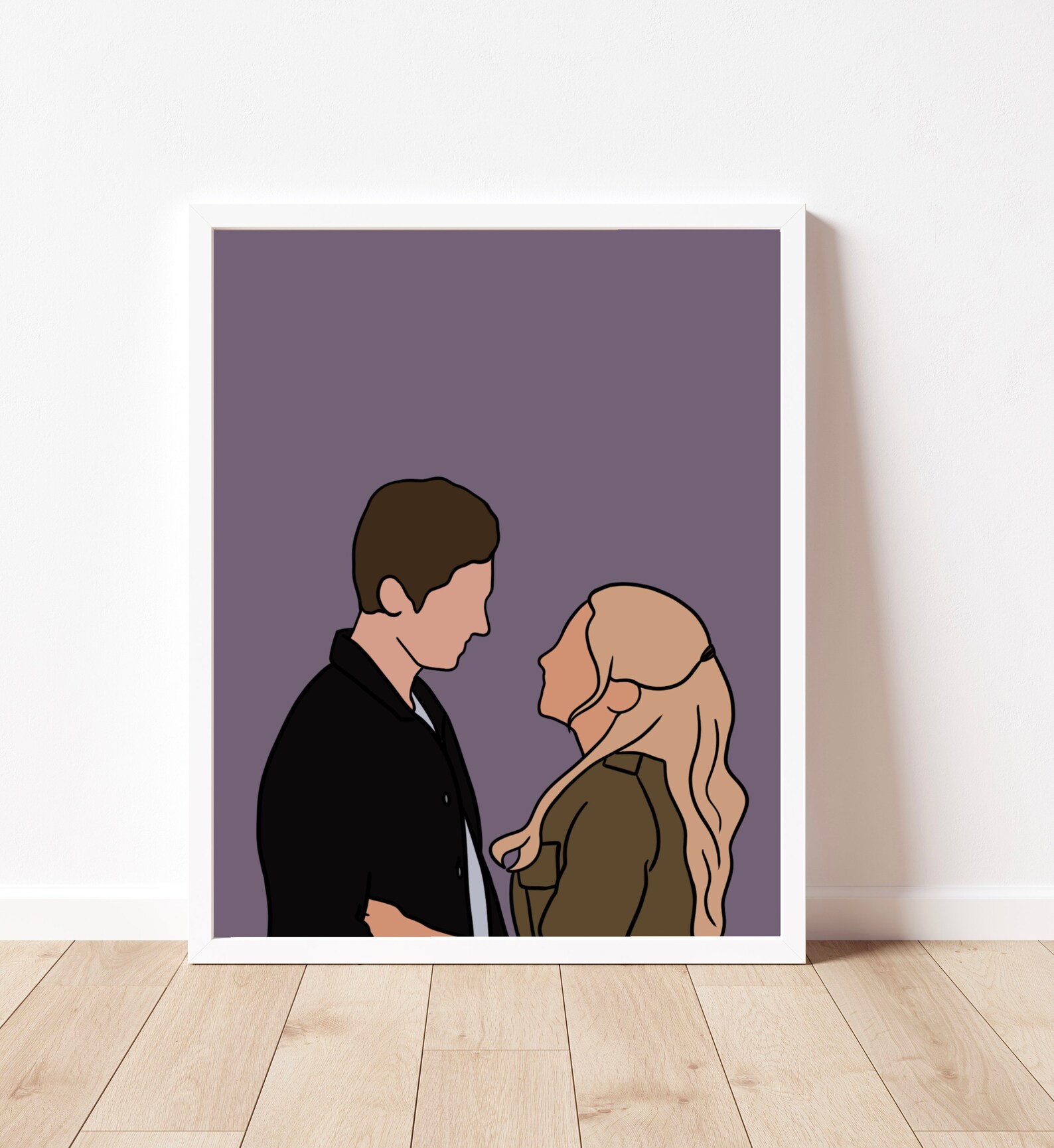 Faceless Portrait Custom Illustration Couple Portrait - Etsy UK