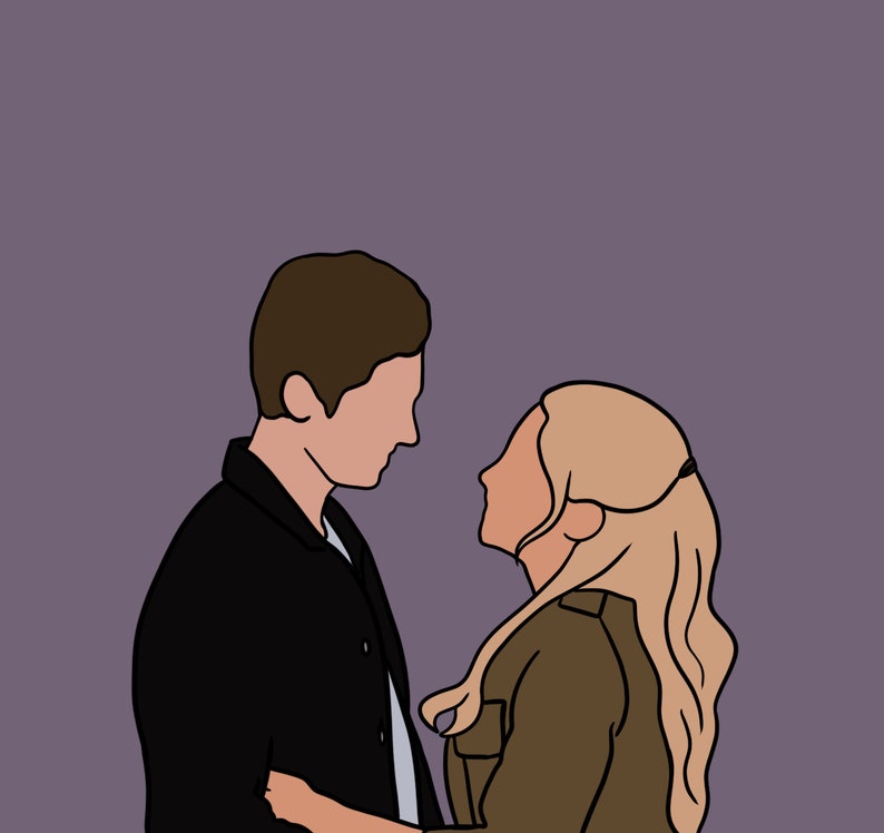 Faceless Portrait Custom Illustration Couple Portrait - Etsy UK