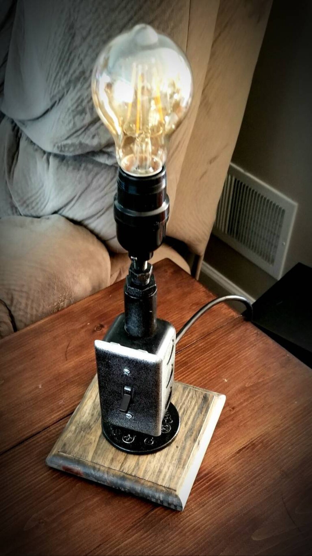 Artisan-made Steampunk Lamp stylish Nightstand Light for Creative ...