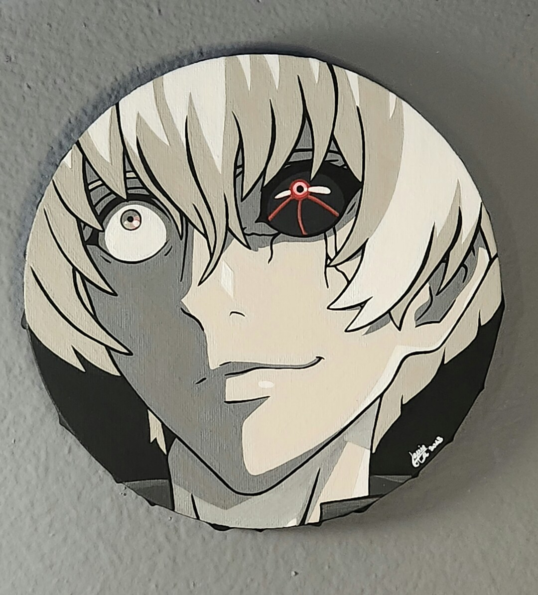Hand Painted Anime Canvas - Etsy