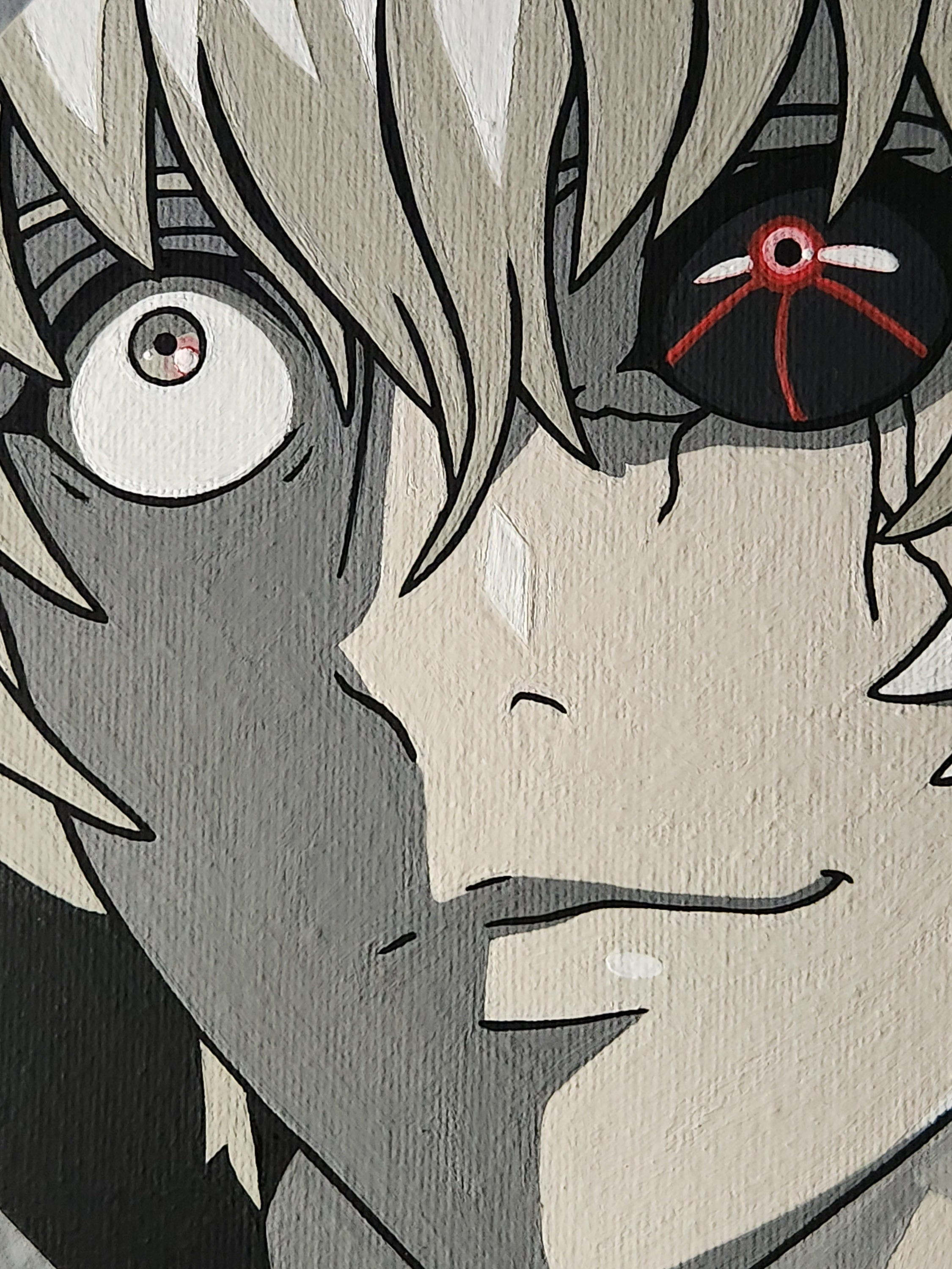 Hand Painted Anime Canvas - Etsy