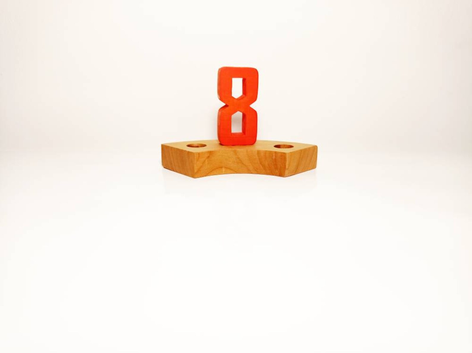 Number Eight Celebration Birthday Ring Ornament, Number 8 Waldorf ...