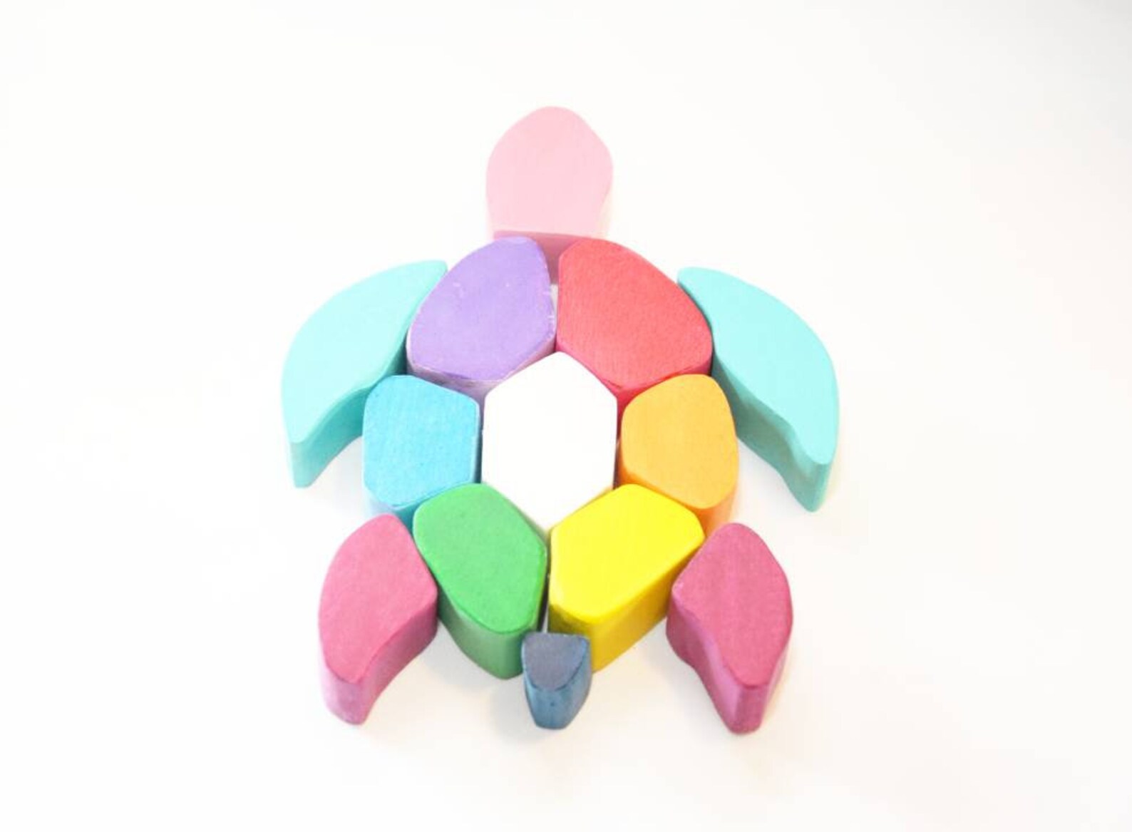 Rainbow Turtle, Wooden Rainbow Toy, Puzzle, Waldorf Inspired, Gift for ...