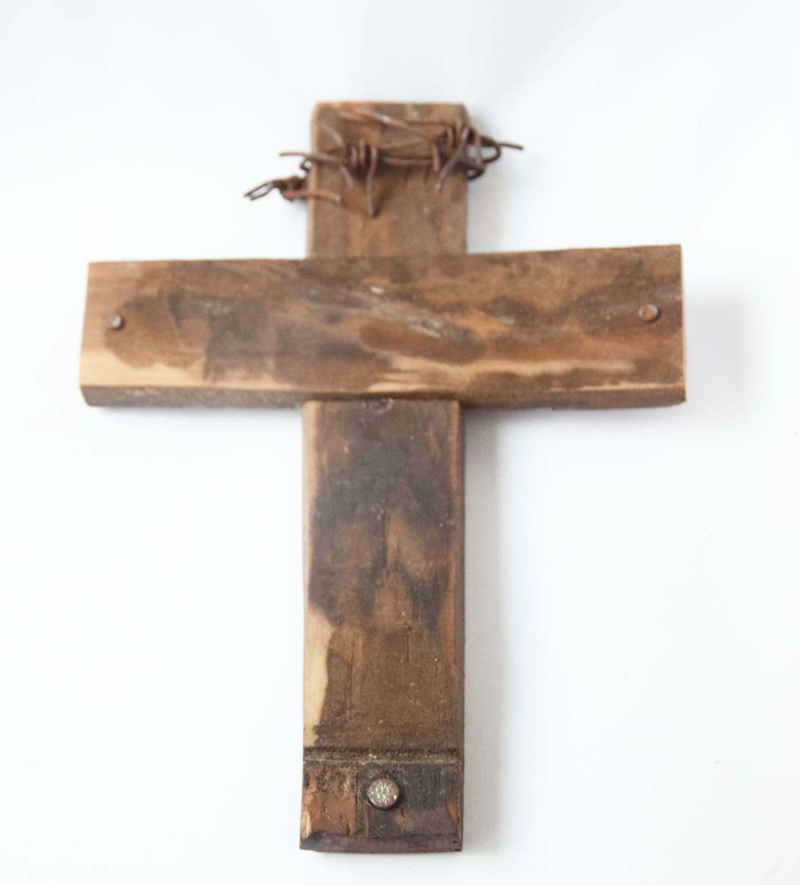 Old Barrel Wood Cross, Wooden Cross, Religious Home Decor, Easter ...