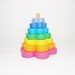 Flower Wooden Pastel Stacker Wooden Flower Stacking Toy Toy - Etsy