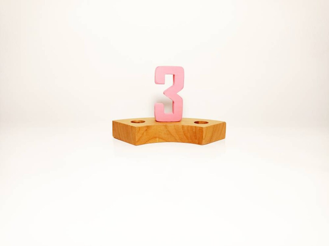 Number Three Celebration Birthday Ring Ornament, Waldorf Inspired ...