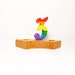 Rainbow Number Three Birthday Ring Ornament, Celebration Ring Ornament ...