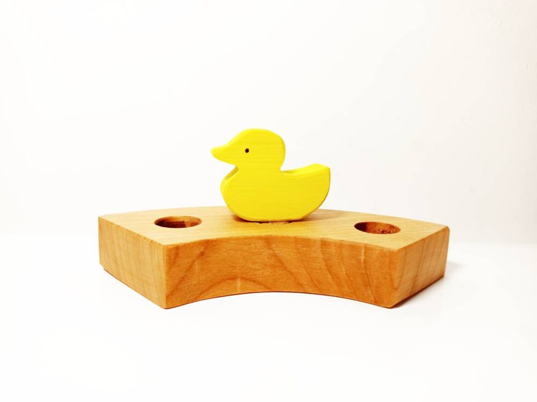 Yellow Duck Birthday Ring Ornamet, Duck Ring Ornamet Decor, Waldorf ...