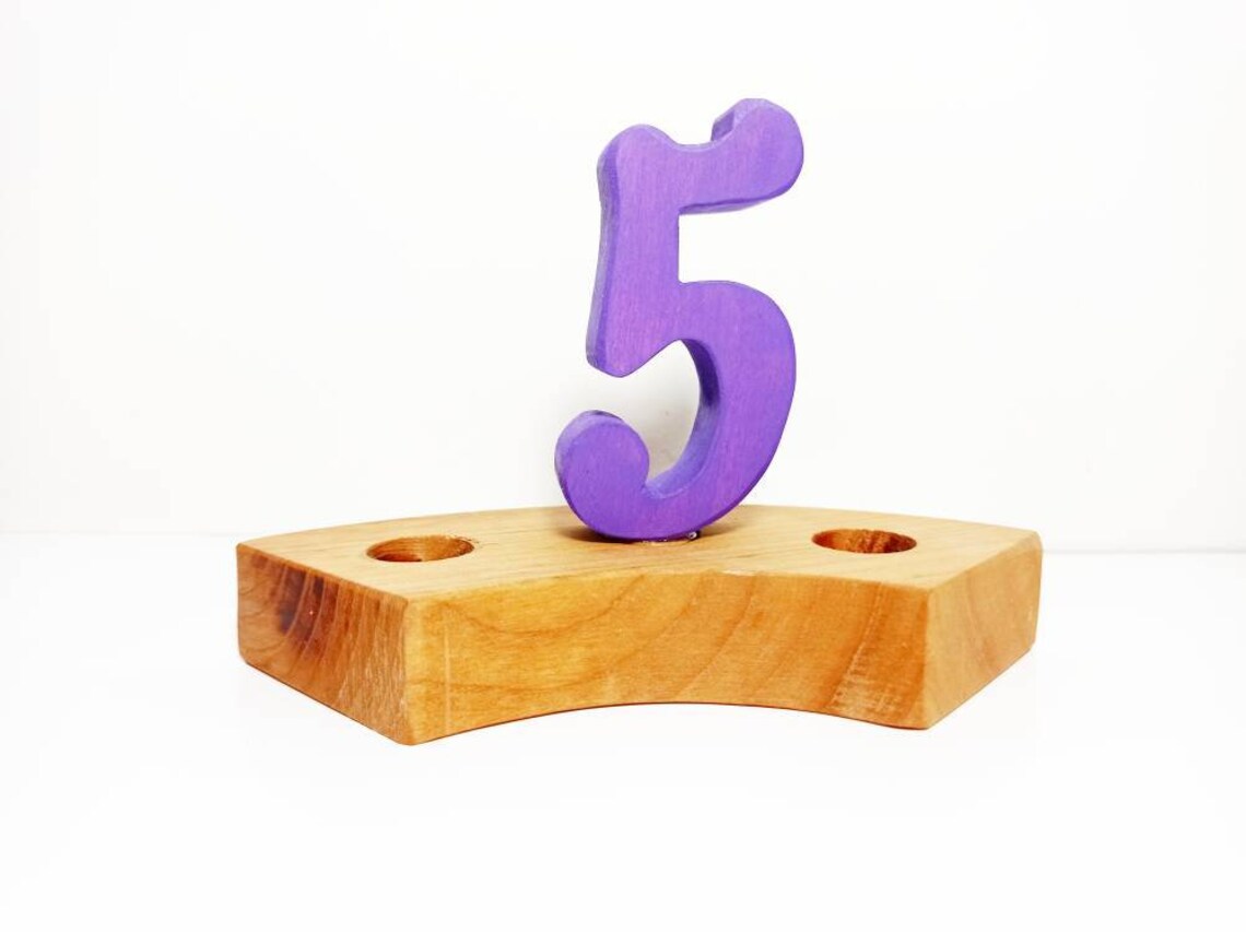 Number Five Birthday Ring Ornament Waldorf Ring Ornament - Etsy