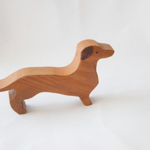 Wooden Dog Toy Set, Wooden Dog, Waldorf Toy Set, Wooden Animals ...