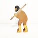 Caveman With Spear Wooden Toy Figurine, Waldorf Inspired Prehistoric ...