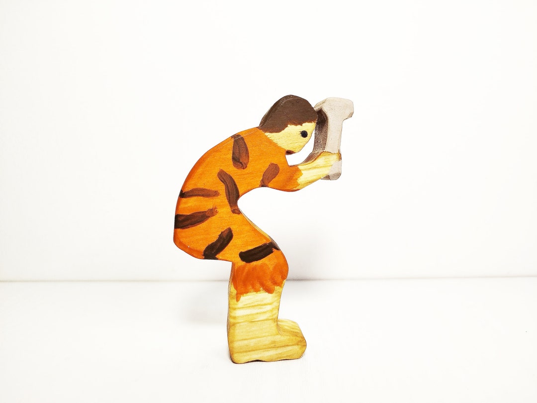 Caveman Wooden Toy Figurine, Eco-friendly, Heirloom Quality Waldorf ...