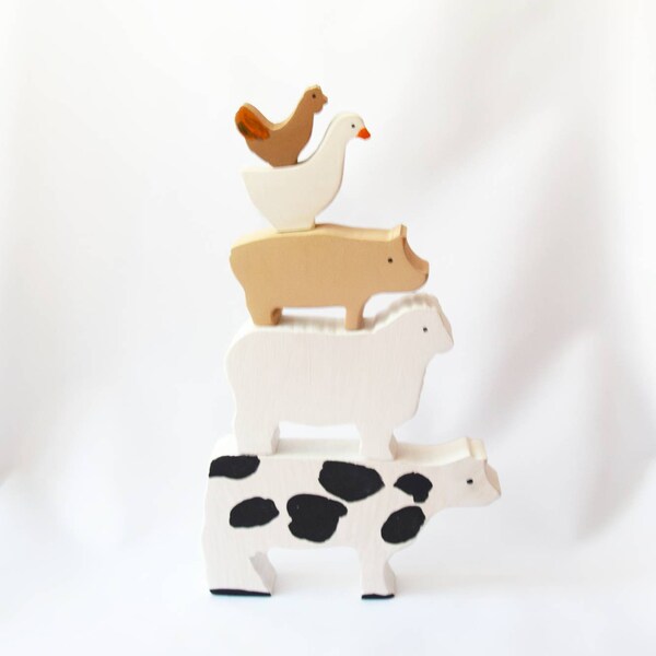 Farm Animals Stack - Etsy