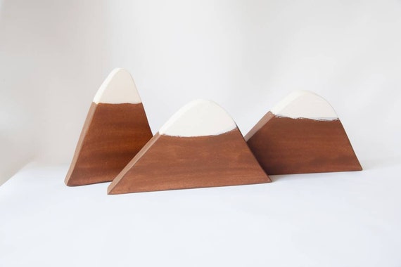Mountains wooden toy set wooden play scene mountains play | Etsy