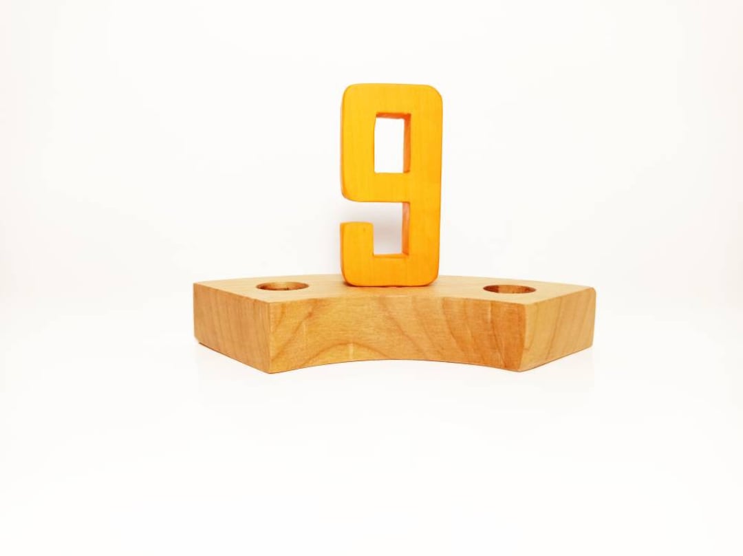 Number Nine Celebration Birthday Ring Ornament, Number 9 Birthday Ring ...