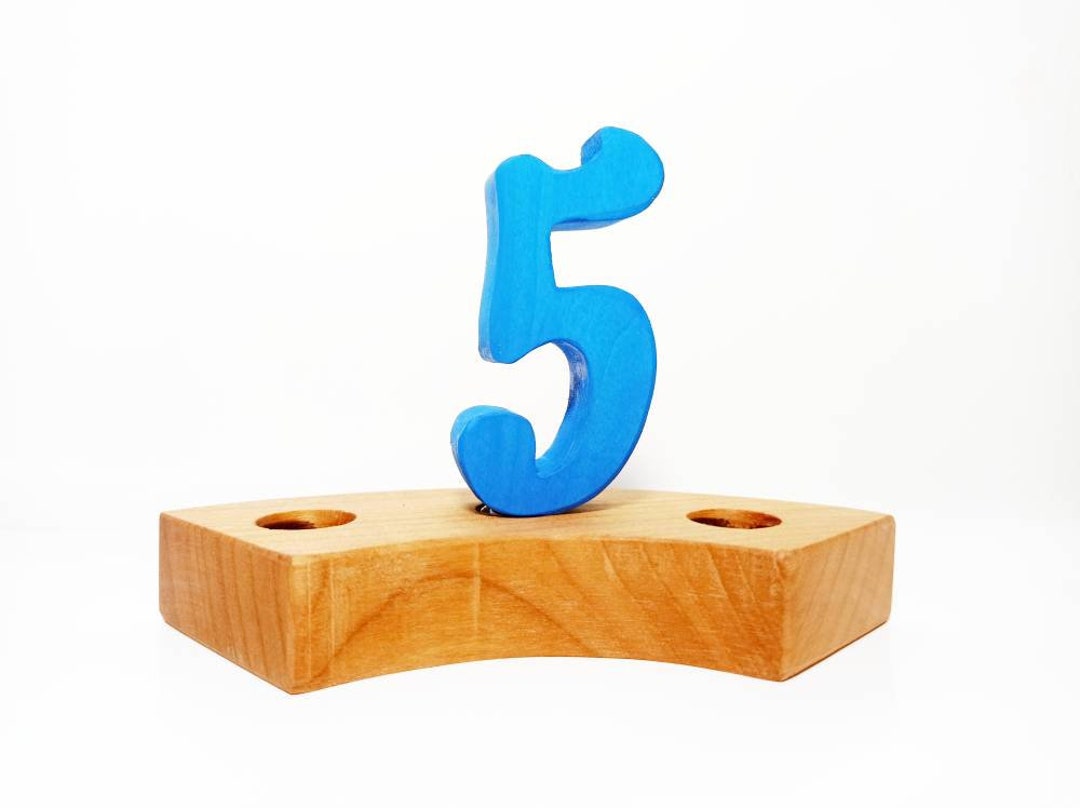 Number Five Birthday Ring Ornament, Waldorf Ring Ornament, Waldorf ...