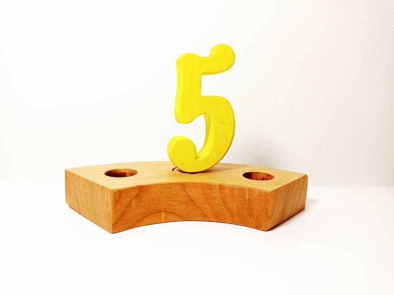 Number Five Birthday Ring Ornament Waldorf Ring Ornament - Etsy
