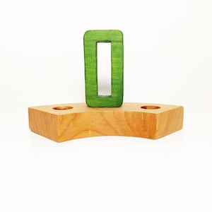 Number Zero Celebration Birthday Ring Ornament, Waldorf Wooden Birthday ...