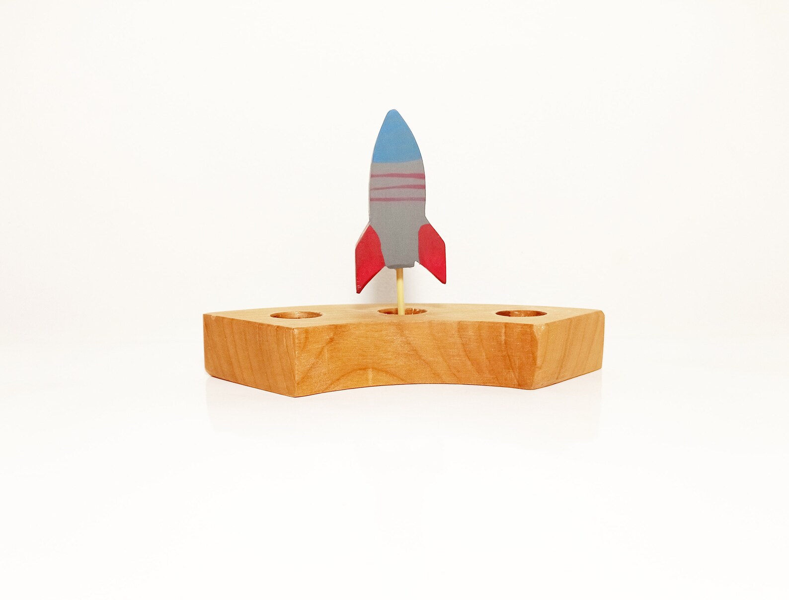 Rocket Birthday Ring Ornament Waldorf Rocket Ring Ornament - Etsy