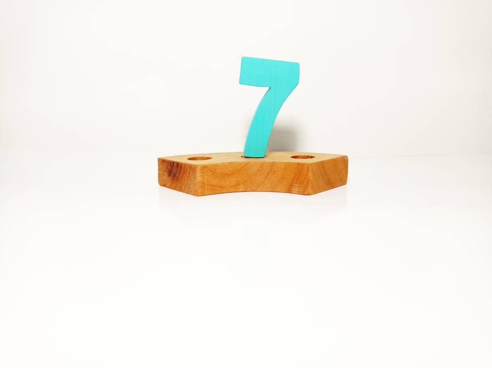 Number Seven Birthday Ring Ornament, Waldorf Ring Ornament, Waldorf ...
