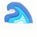 Wave Stacker, Wooden Wave Puzzle, Waldorf Toy, Water Stacker, Stacking ...