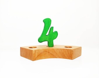 Number 4 Ornament | Etsy