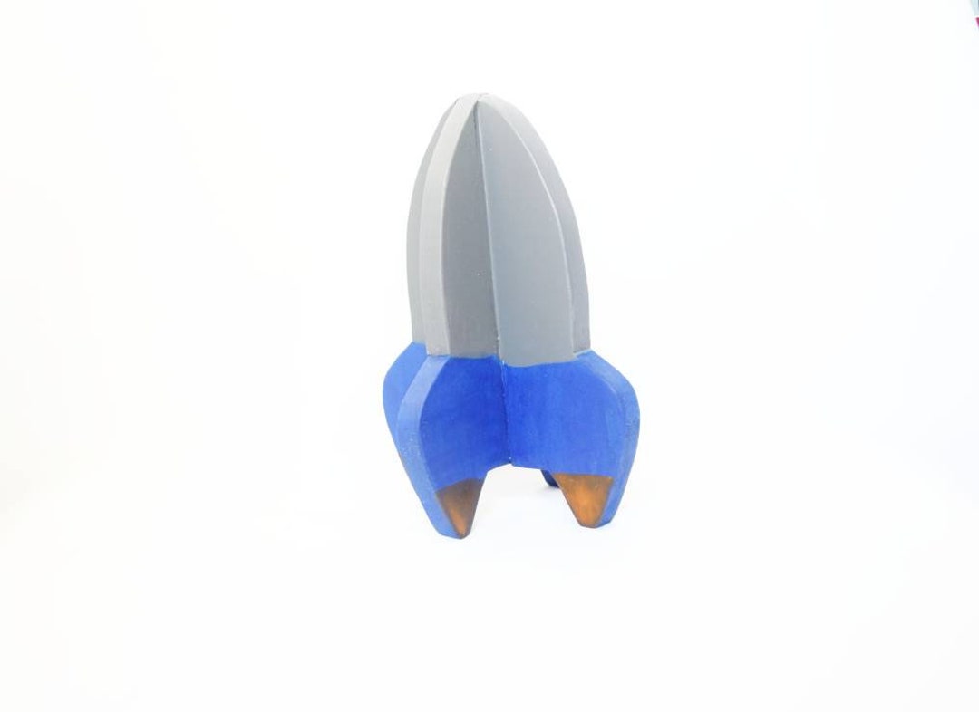 Wooden Rocket, Space Toy, Wooden Toy, Waldorf Inspired, Gift for Kids ...