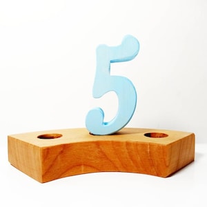 Number Five Birthday Ring Ornament, Waldorf Ring Ornament, Waldorf ...