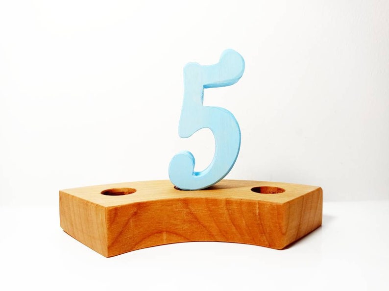 Number Five Birthday Ring Ornament Waldorf Ring Ornament - Etsy