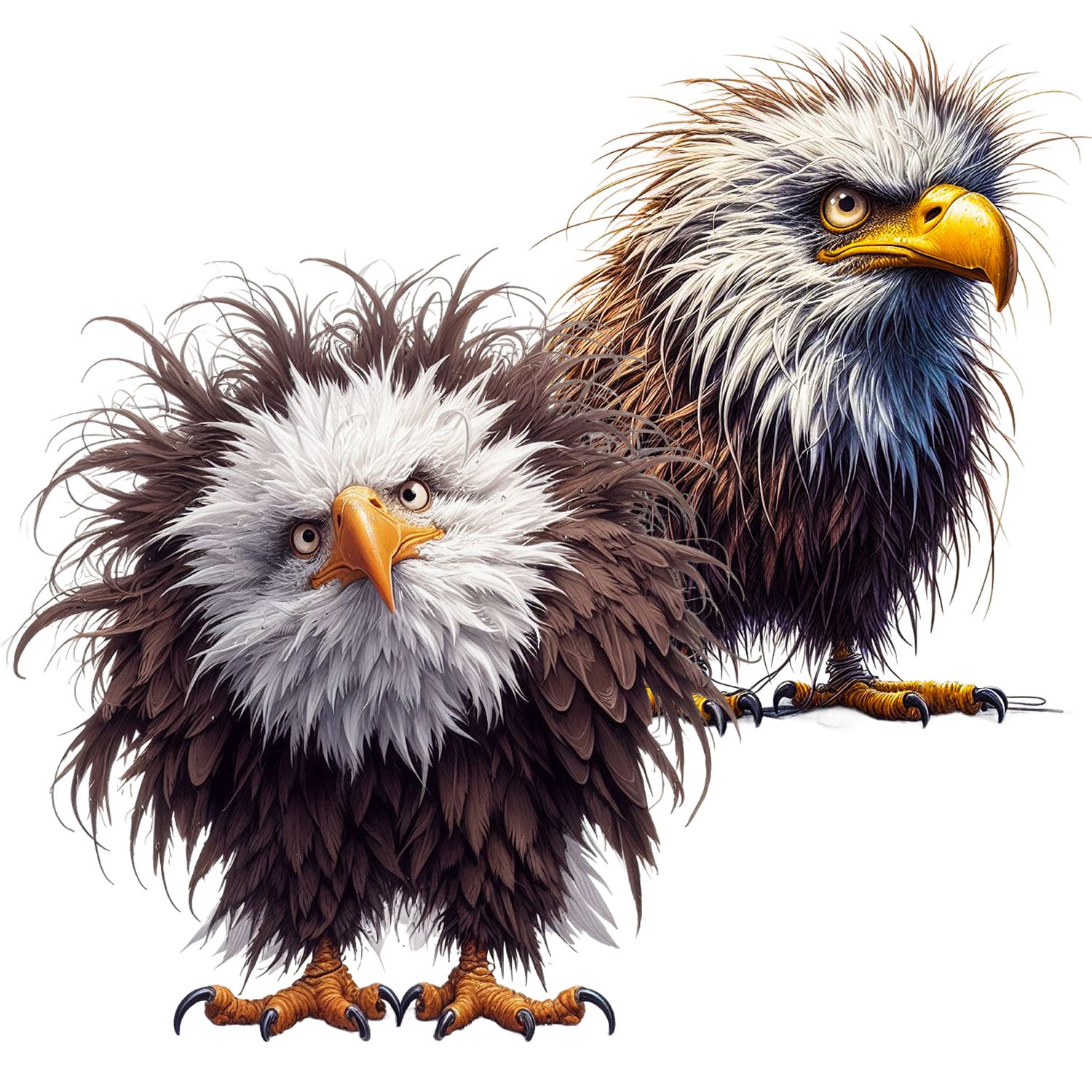 Images of a Funny Eagle, Images for Your Creativity, for Printing on ...