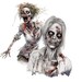 Zombie Apocalypse Clipart, Watercolor Zombies Clipart Bundle ...